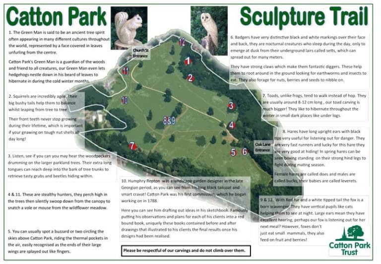 Catton Park - Sculpture Trail